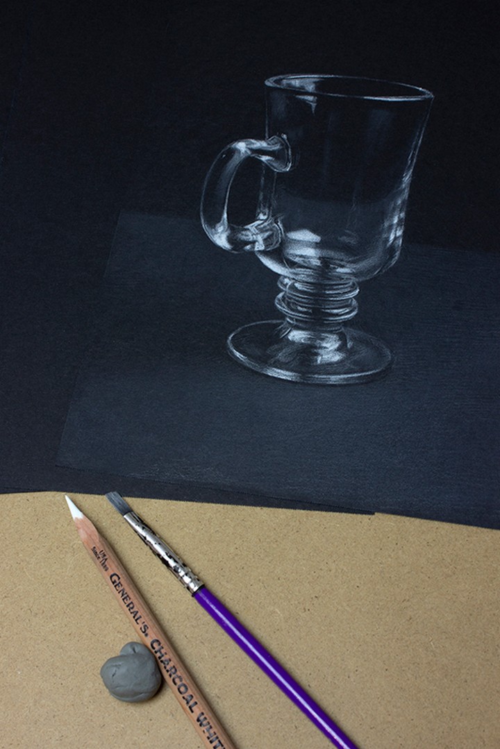 13 Easy Glass Drawing Ideas - How To Draw Glass - The Julie Art