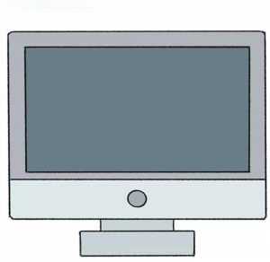 14 Easy Computer Drawing Ideas - How To Draw Computer - The Julie Art