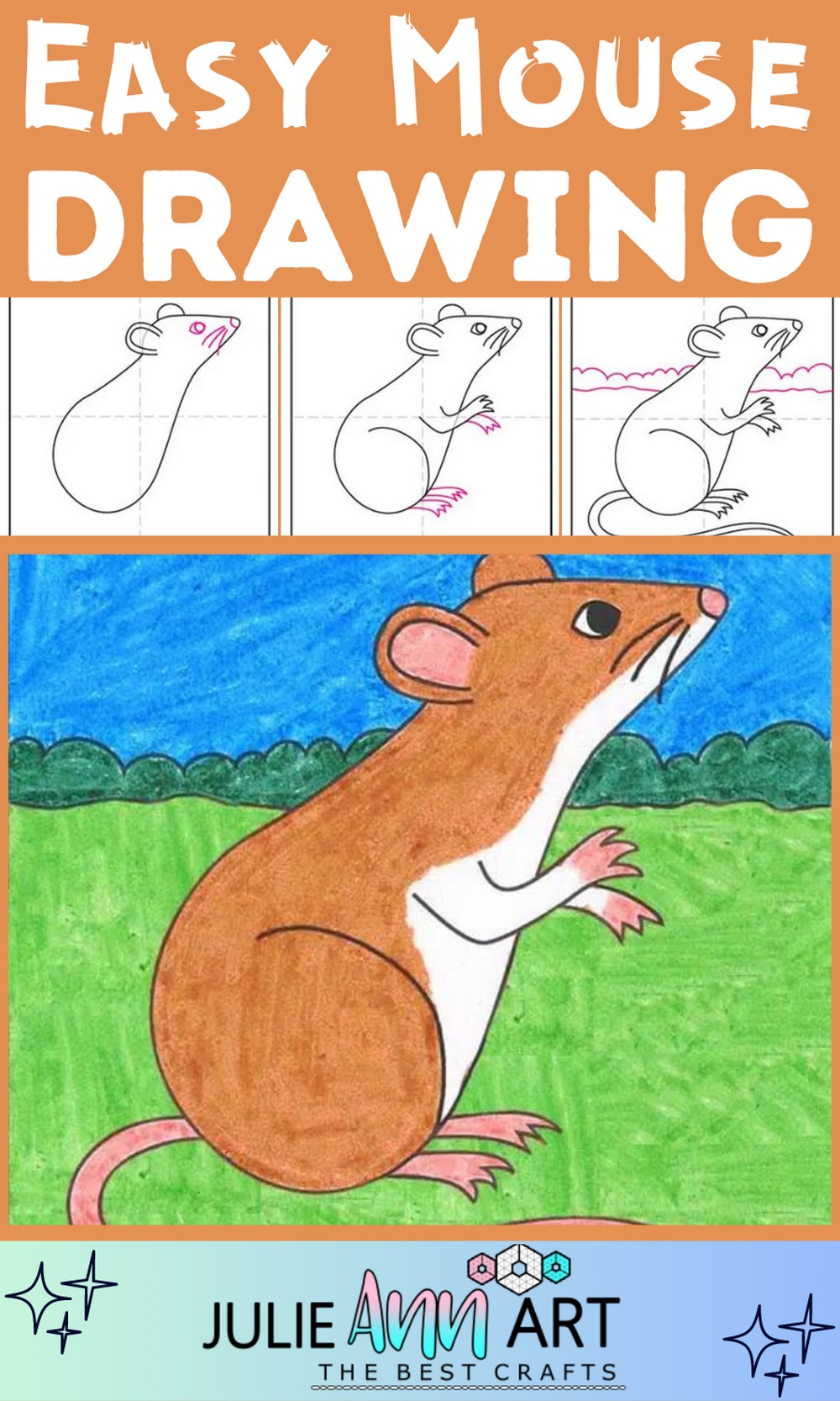 11 Easy Mouse Drawing Ideas To Make Beautiful Artworks - The Julie Art