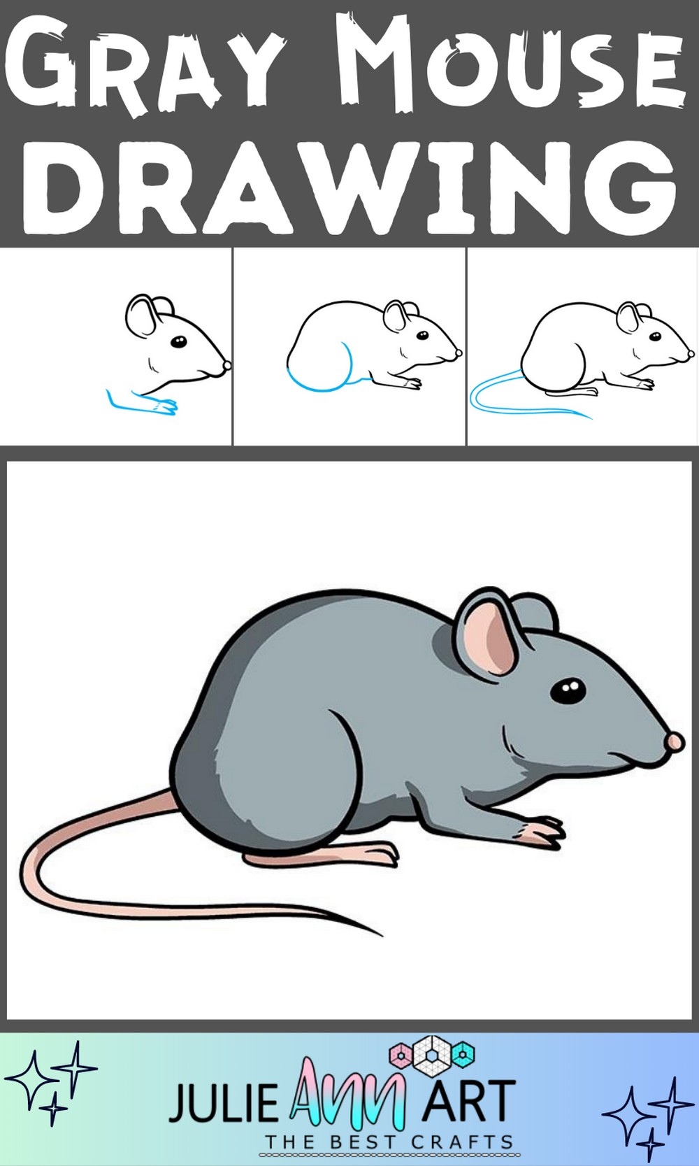 11 Easy Mouse Drawing Ideas To Make Beautiful Artworks - The Julie Art