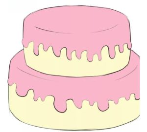 17 Easy Cake Drawings With Step by Step Guide - The Julie Art
