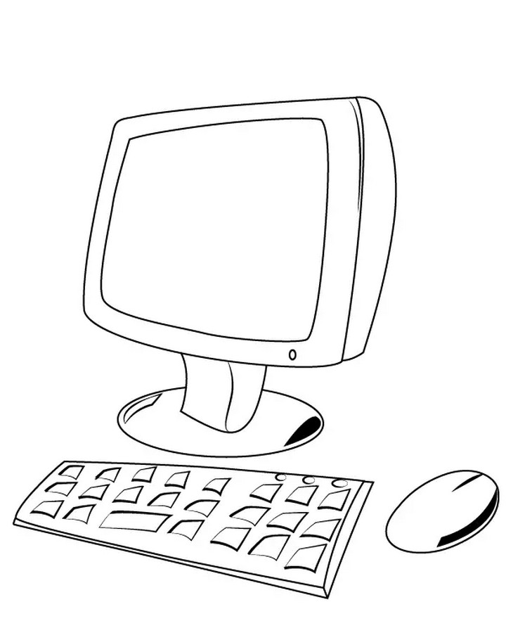 14 Easy Computer Drawing Ideas - How To Draw Computer - The Julie Art