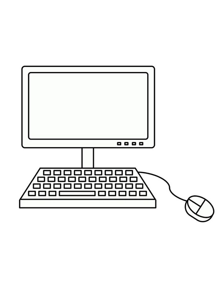 14 Easy Computer Drawing Ideas - How To Draw Computer - The Julie Art