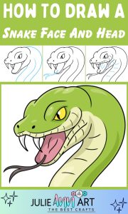 26 Easy Snake Drawing Ideas For Reptile Lovers - The Julie Art