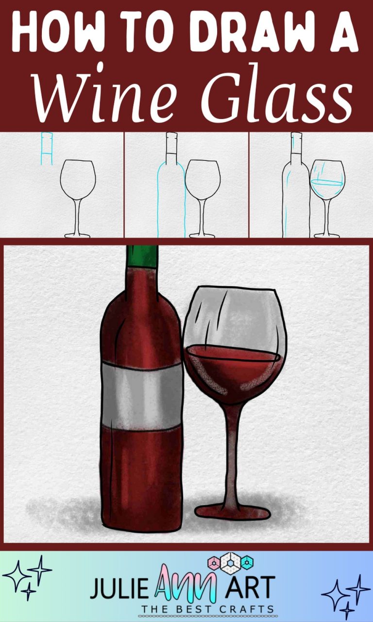 13 Easy Glass Drawing Ideas - How To Draw Glass - The Julie Art