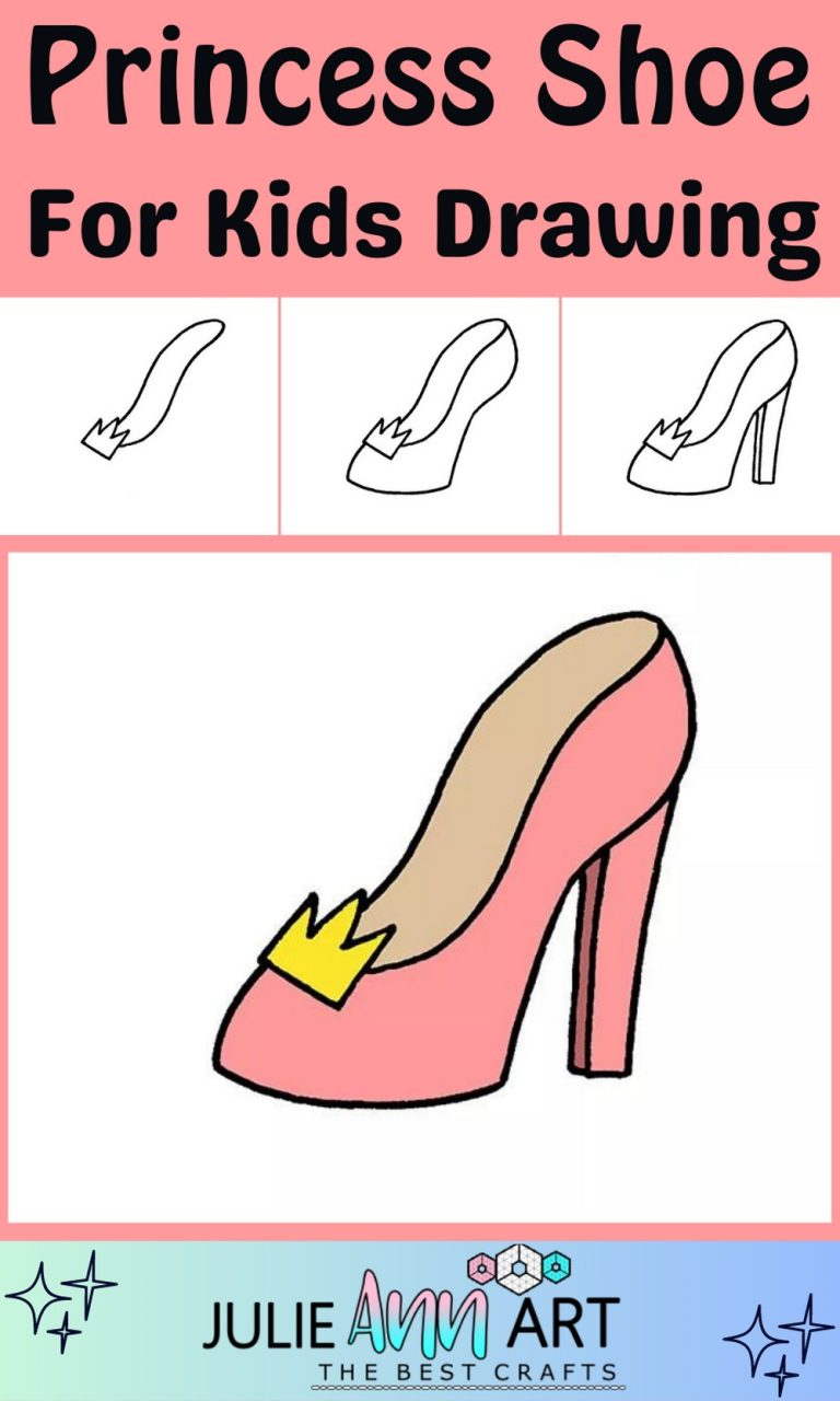 10 Easy Shoe Drawing Ideas For Kids To Try - The Julie Art