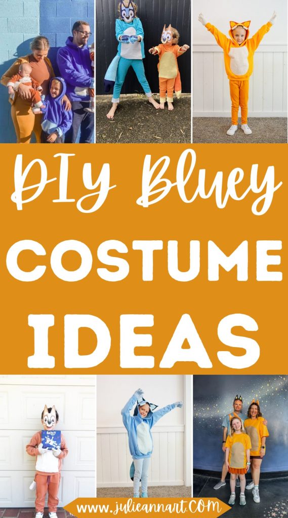 7 Easy DIY Bluey Costume Ideas For Kids And Adults - The Julie Art