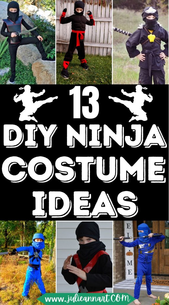 13 DIY Ninja Costume Ideas Kids and Adults!