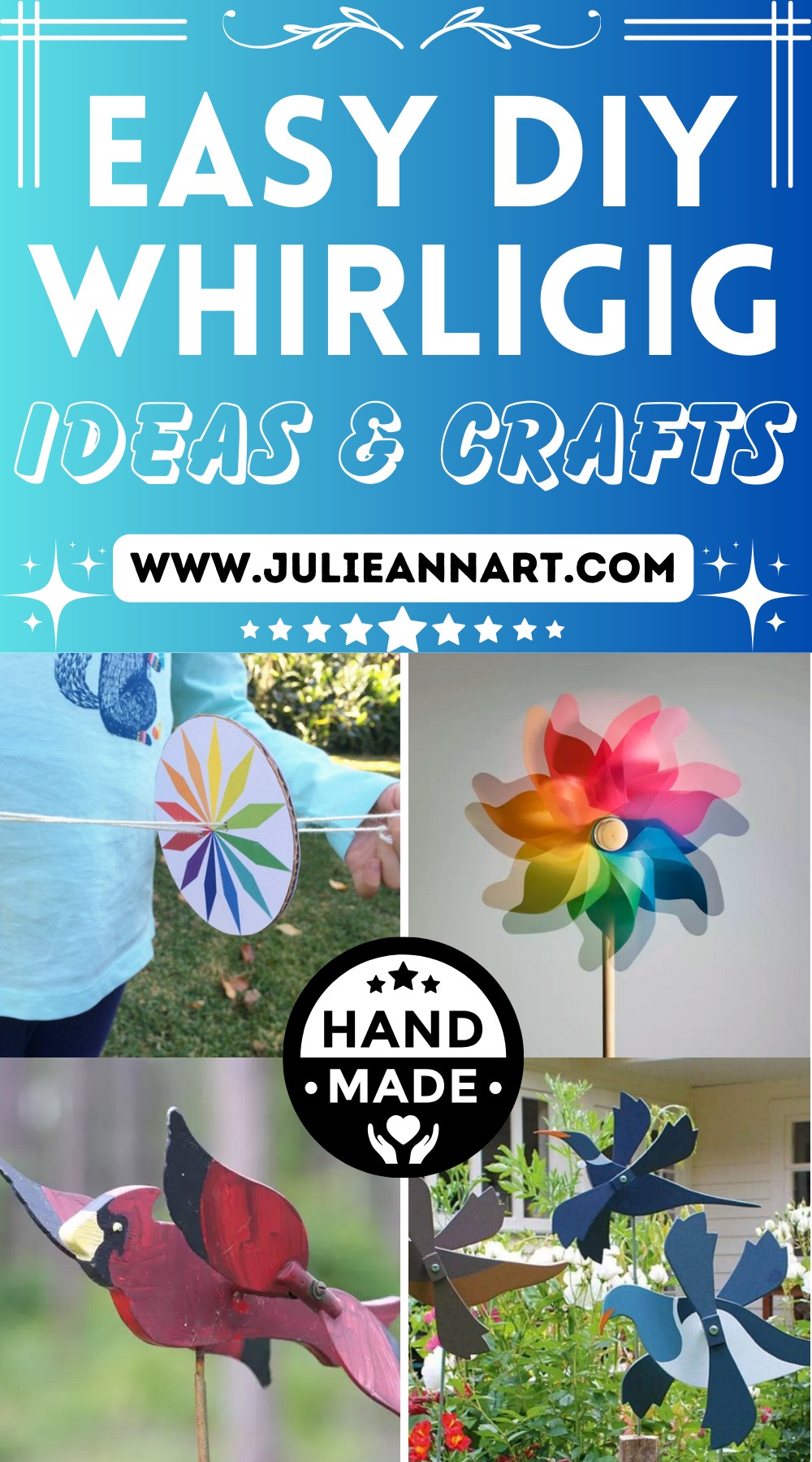 13 DIY Whirligig Plans To Show Windy Magic - The Julie Art