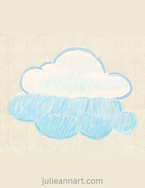 27 Cloud Drawing Ideas In Any Shape - Cute Cloud Drawings - The Julie Art