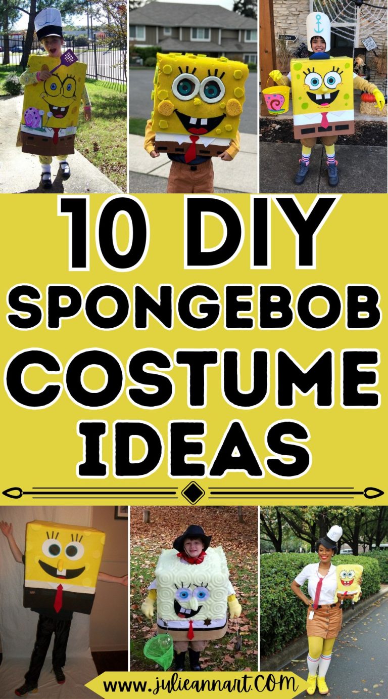 10 DIY Spongebob Costume Ideas For Squarepant Lovers - The Julie Art