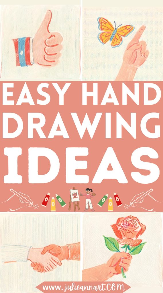 Easy Hand Drawing Ideas To Improve Human Drawings - The Julie Art