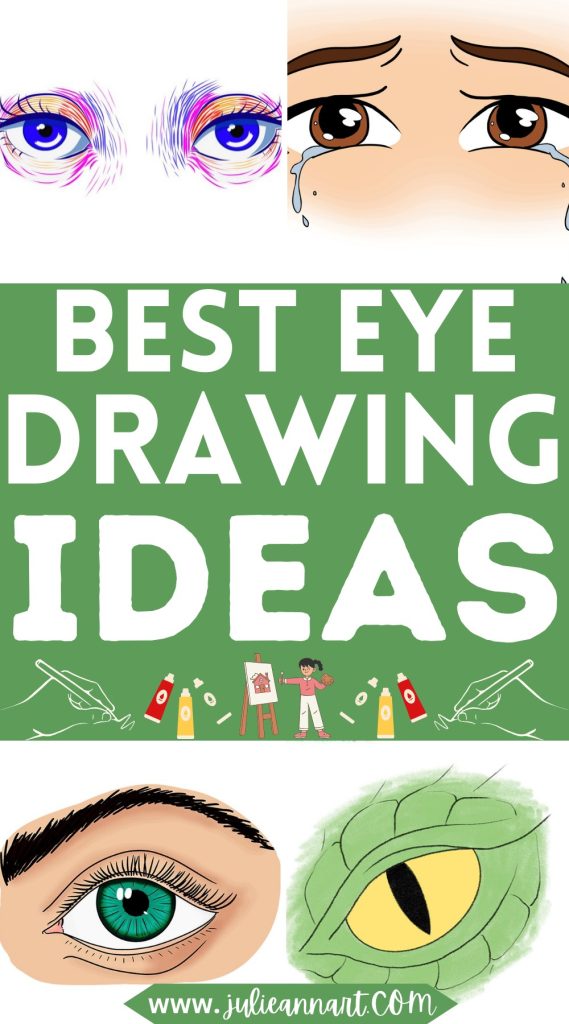 10 Easy Eye Drawing Ideas For Beginners - The Julie Art