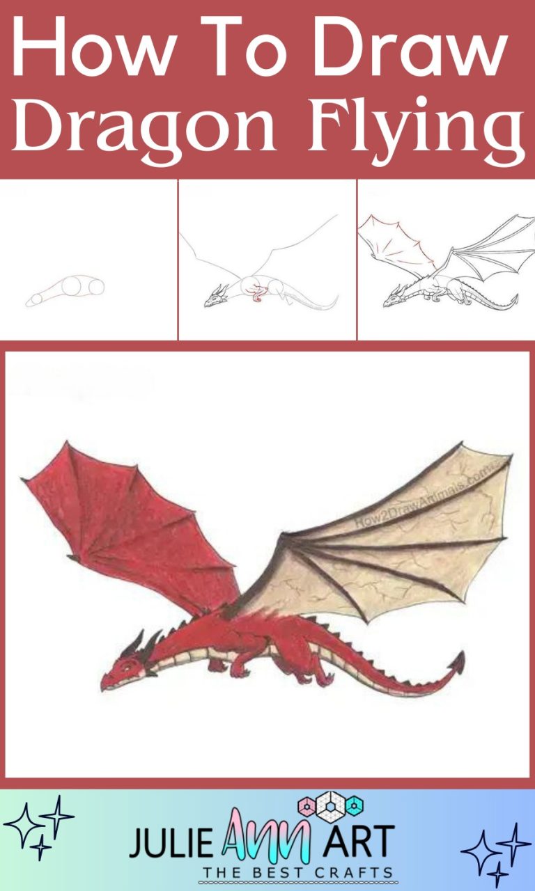 12 Easy Dragon Drawing Ideas For Throwing Heat Out - The Julie Art
