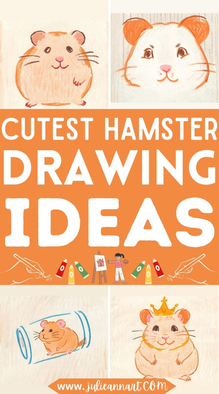 10 Cutest Hamster Drawing Ideas - The Julie Art