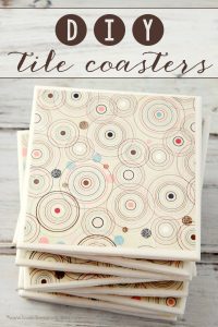 10 DIY Tile Coaster Ideas To Protect Tables - The Julie Art