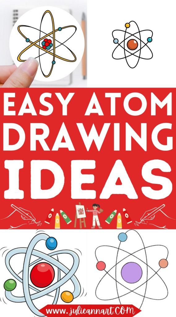 7 Easy Atom Drawing Ideas With Step By Step Guides