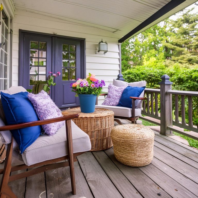 2025's Cheap & Unique Summer Front Porch Decor Ideas - The Julie Art