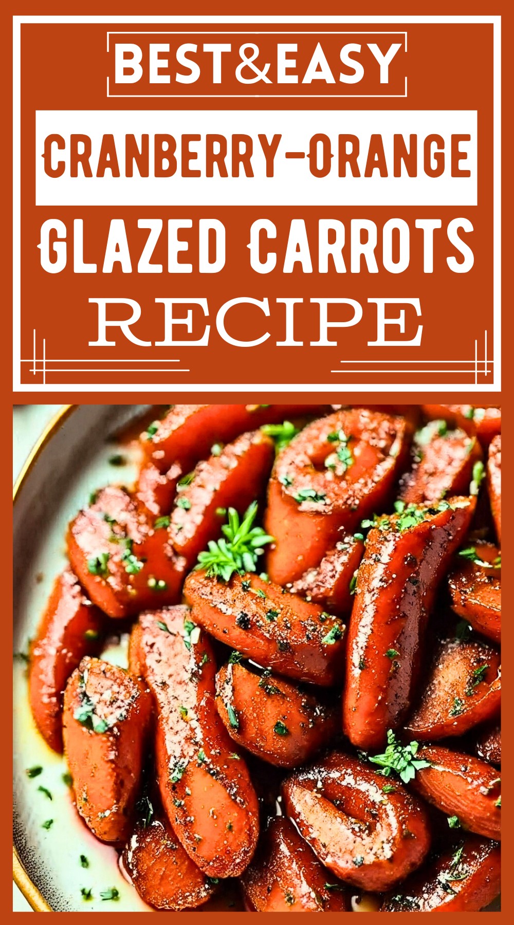 Cranberry-Orange Glazed Carrots Recipe - The Julie Art