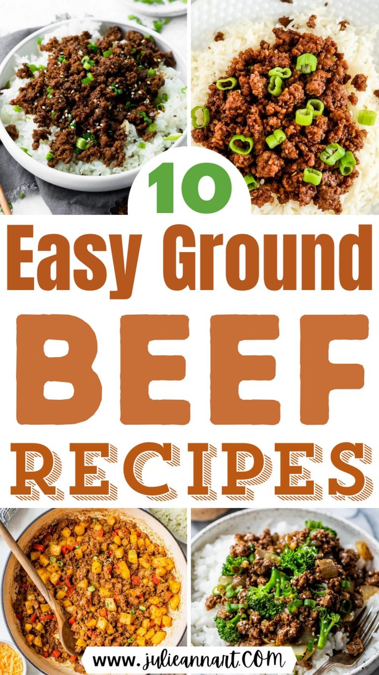 Tastier Healthier Easy Ground Beef Recipes - The Julie Art