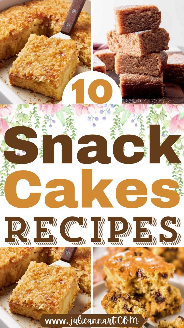 Easy & Moist Snack Cakes Recipes - The Julie Art