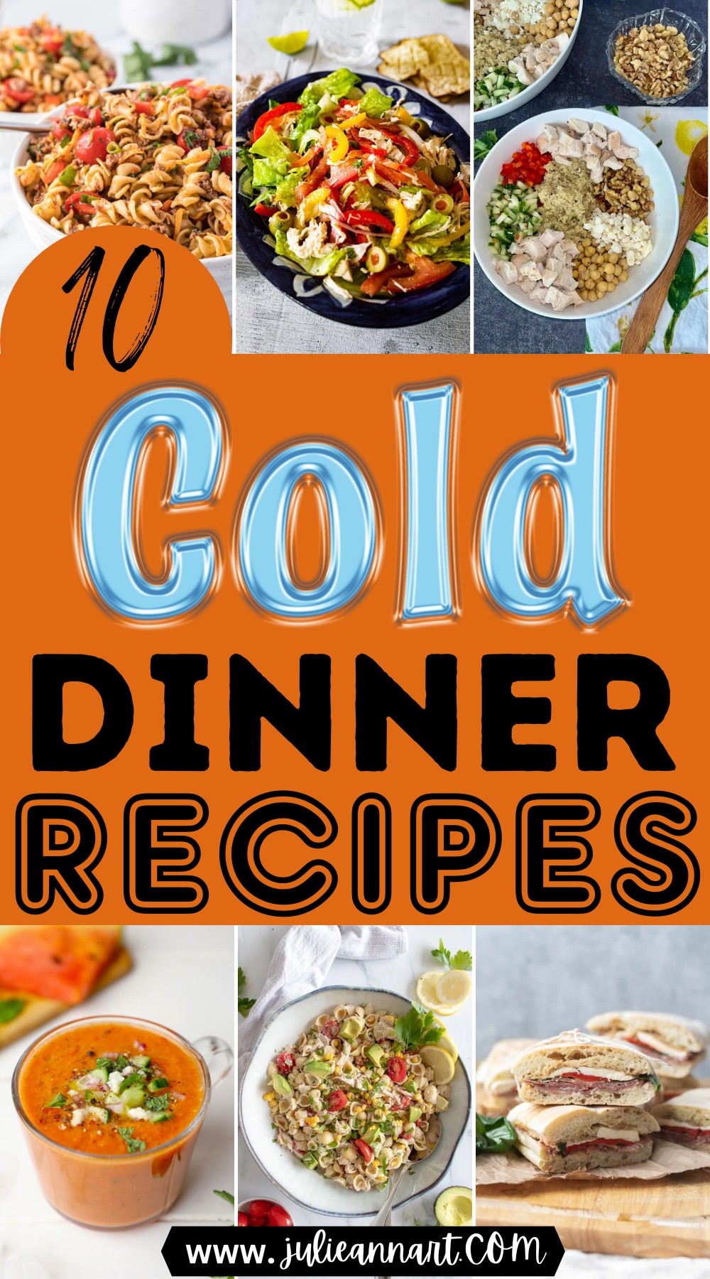 10 Healthy Cold Dinner Recipes For Summer Season - The Julie Art