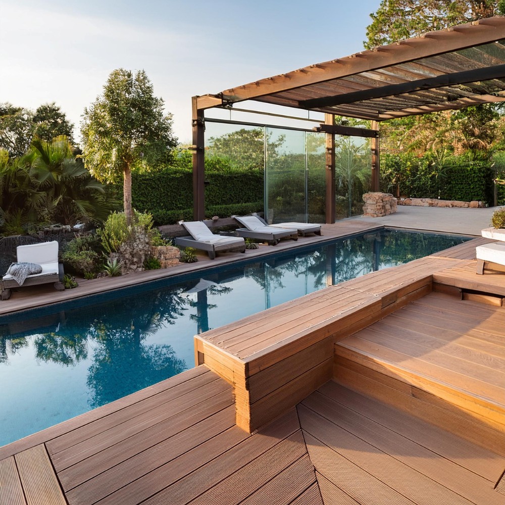 10 Best Pool Landscaping Ideas To Enjoy Greenery Around - The Julie Art