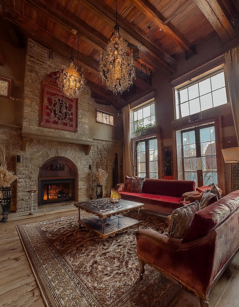 10 Wood Inspired Rustic Living Room Ideas - The Julie Art