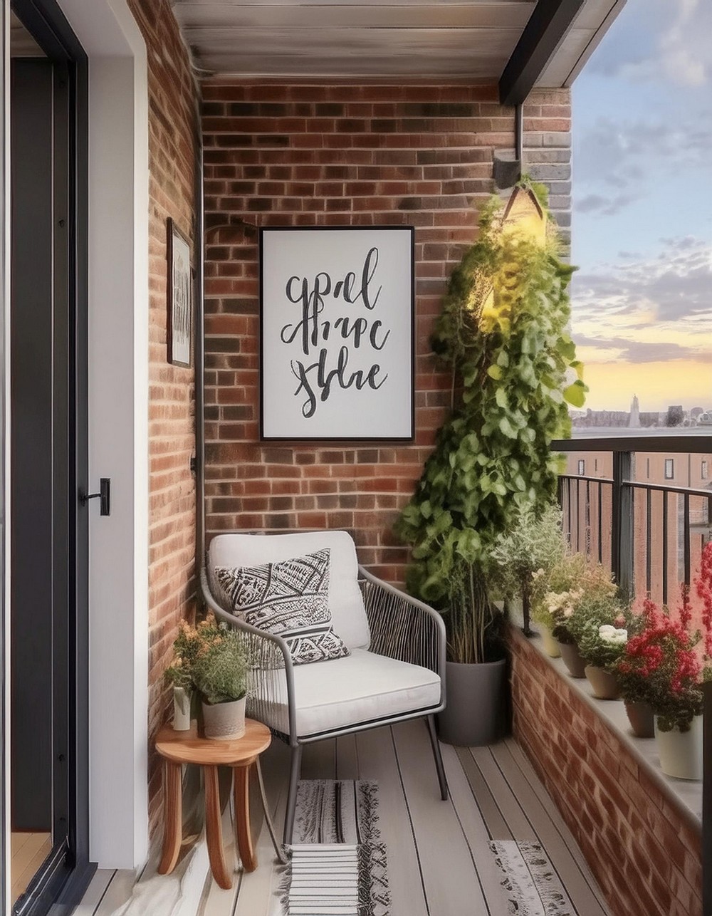 10 Cozy Aesthetic Stylized Balcony Decor Ideas - The Julie Art