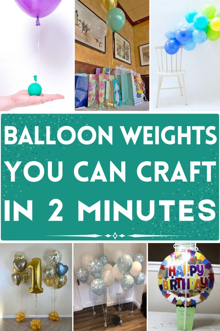 6 DIY Balloon Weights You Can Craft in 2 Minutes For 2025 - The Julie Art